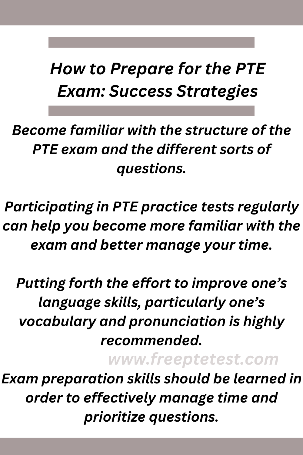 How to Prepare for the PTE Exam: Success Strategies - Free Pte Mock ...